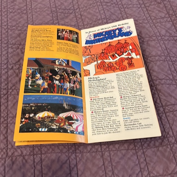 Disney | Other | Vintage Disney World Magic Kingdom Guide Book | Poshmark